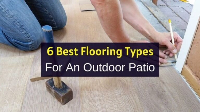 6 Best Flooring Types For An Outdoor Patio - The Free Closet